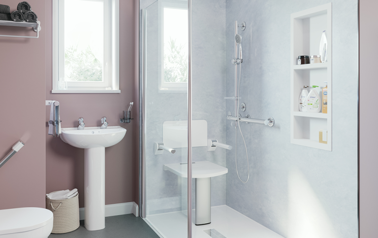 Walk-In Showers - Assisted Living